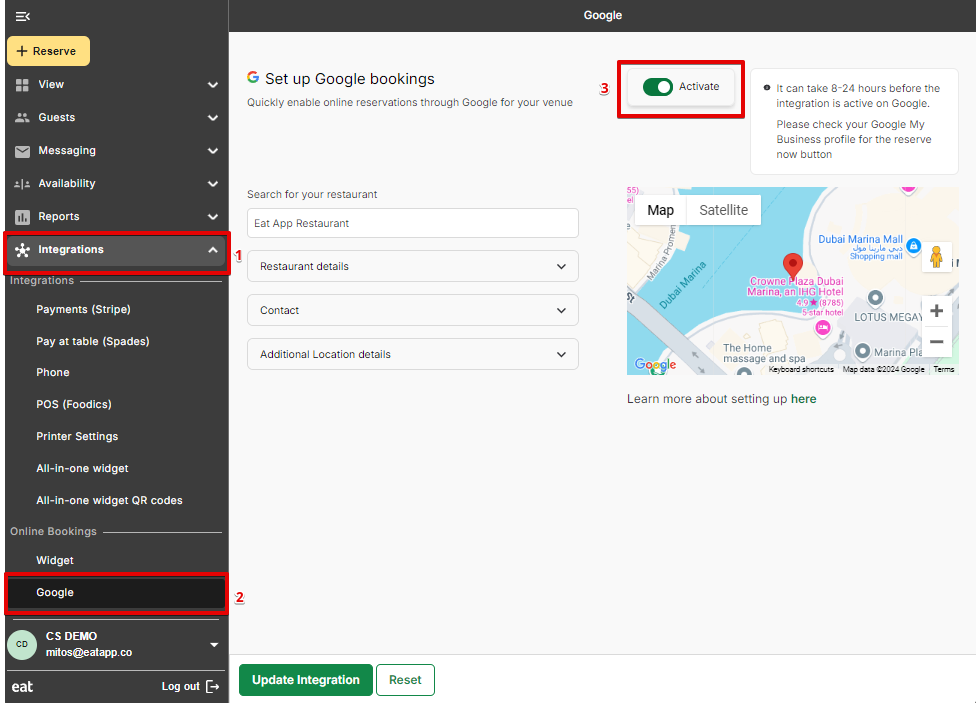 How to Opt-Out of Google Reservations?